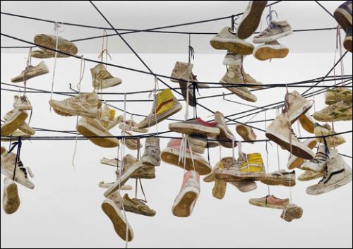 chaussure art contemporain
