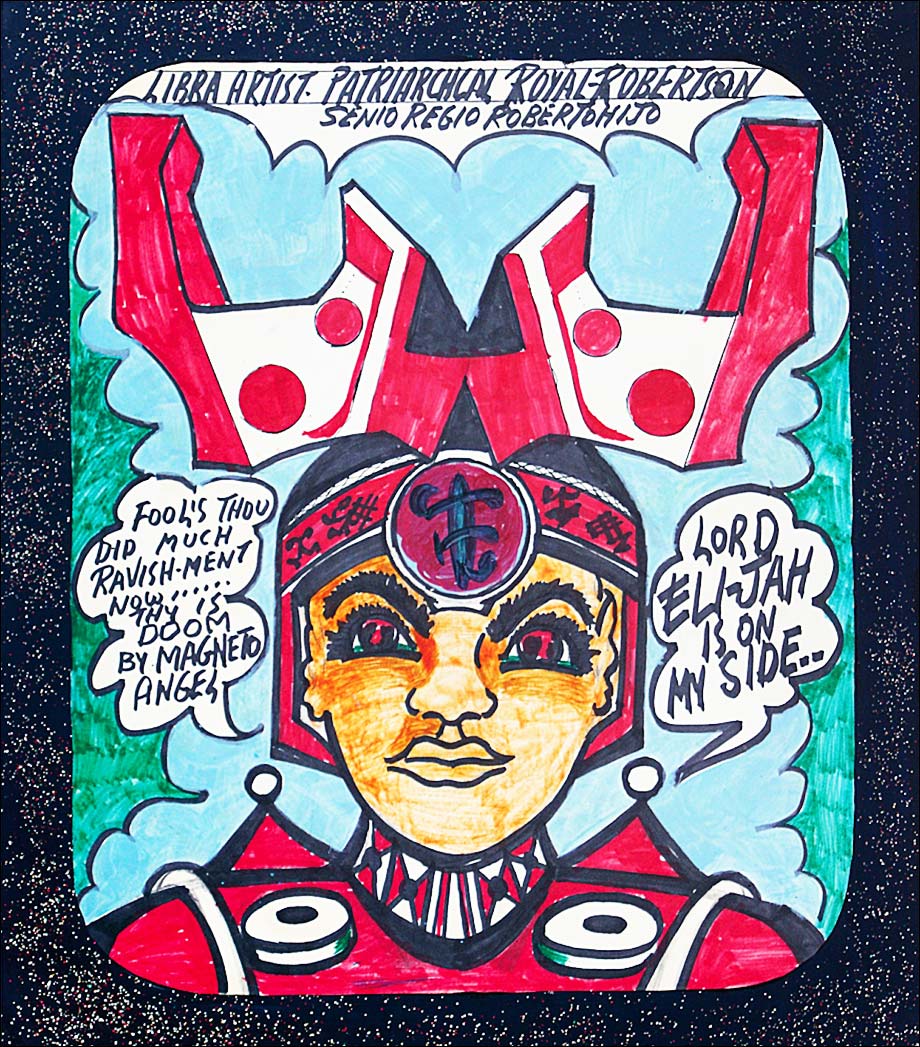 Space Gospel de Royal Robertson à la galerie Christian Berst: Art brut