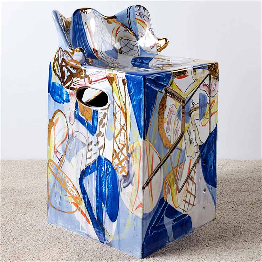 Design: "Chair" de Reinaldo Sanguino, de la céramique aux graffiti