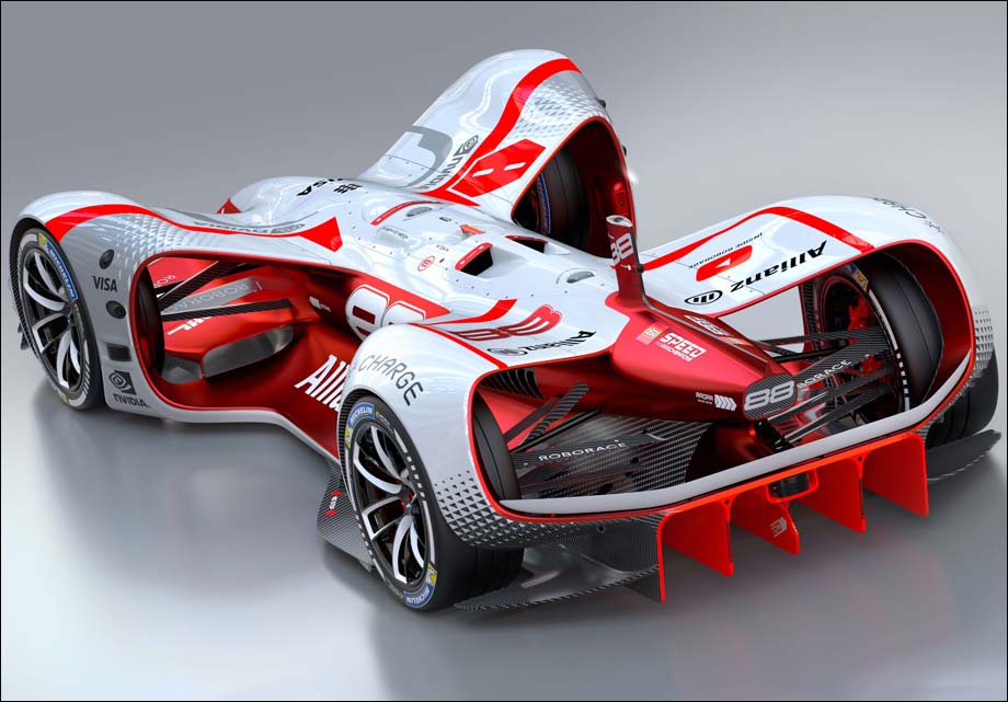 Design: "Robocar" de Roborace, designée par Daniel Simon