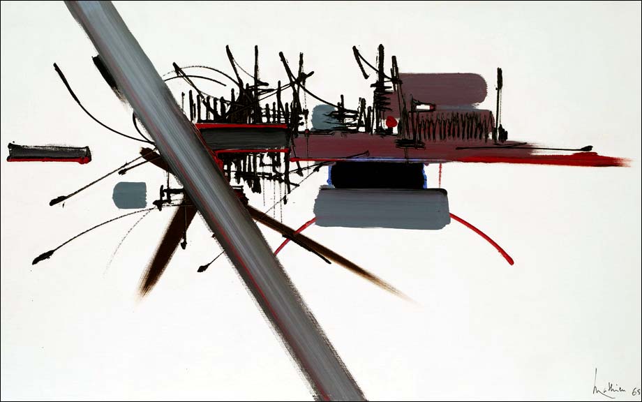 Les années 1960-1970 : Georges Mathieu, peintre de l’abstraction lyrique