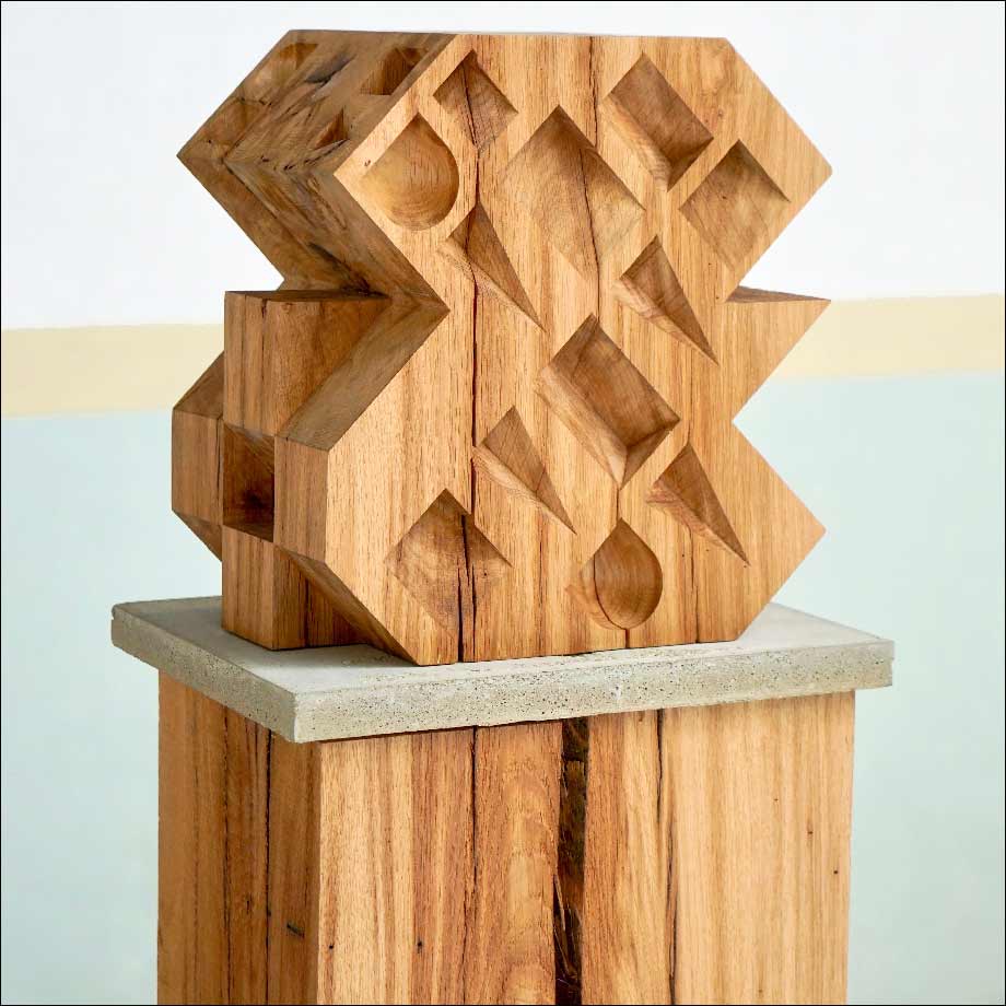 Suite gnomonique : Raphaël Zarka, sculptures, peintures et dessins