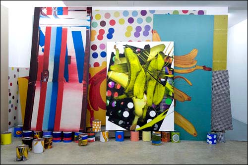 Critique: expo "GuytonWalker" de Wade Guyton et Kelley Walker