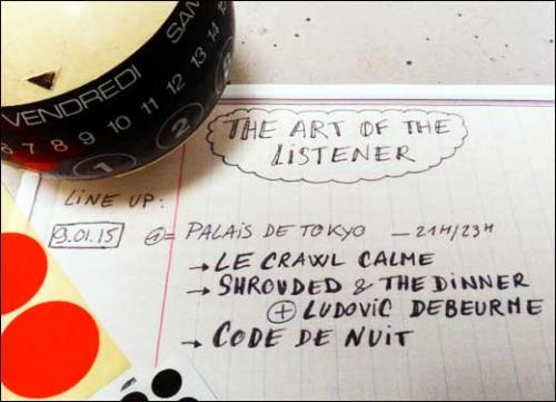 The Art of the Listener - Performance - Evenement - Palais de Tokyo ...